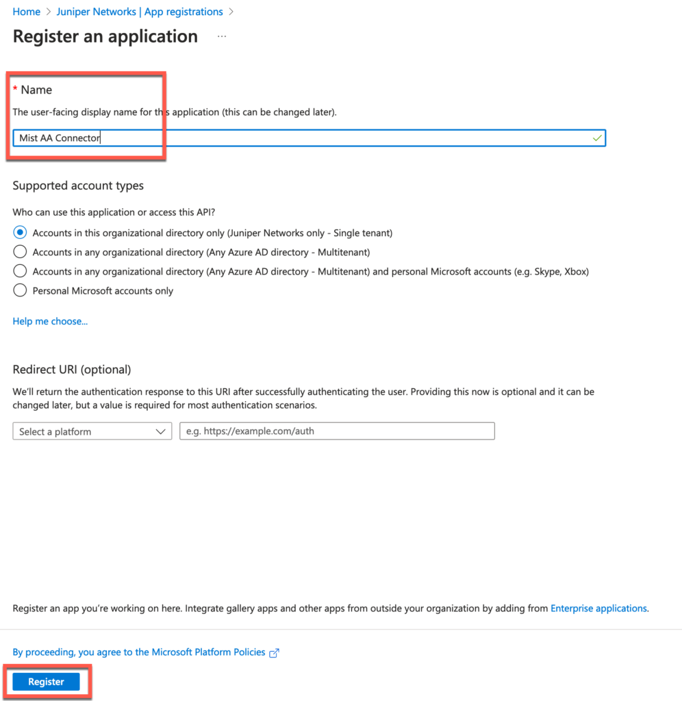 Microsoft Azure AD/Entra ID Integration - Mist