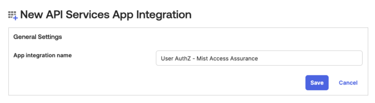 Okta Integration - Mist