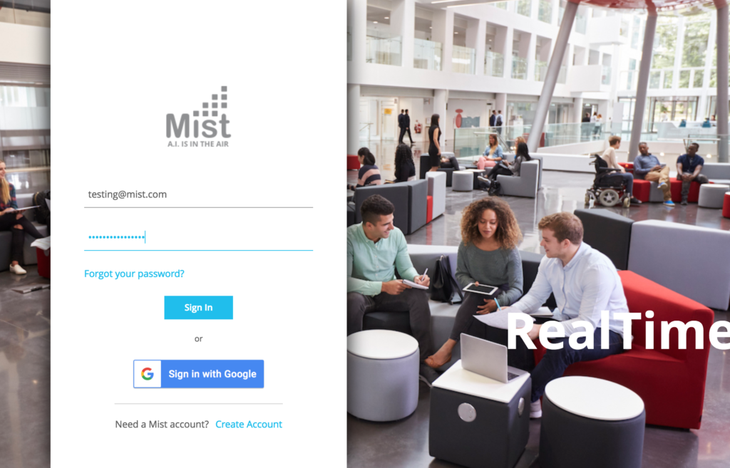 Two Factor Authentication (with Mobile Authenticator) - Mist