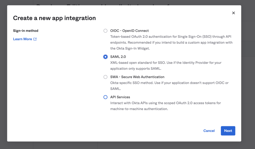 Configuring Okta Admin SSO - Mist