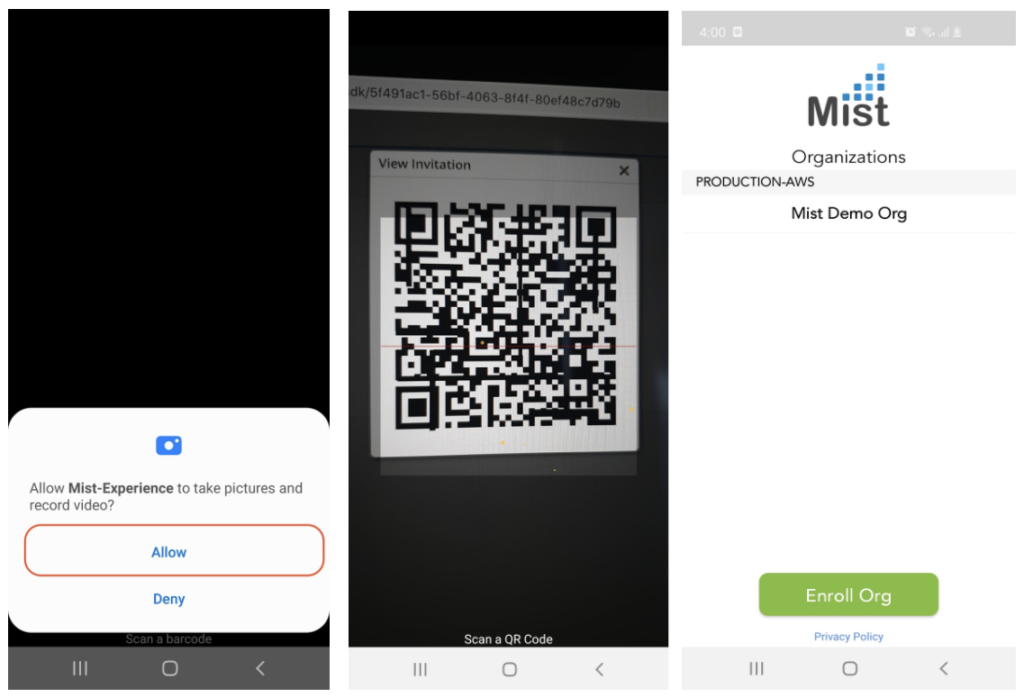 Mist Experience Mobile App - Mist