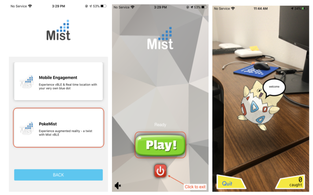 Mist Experience Mobile App - Mist