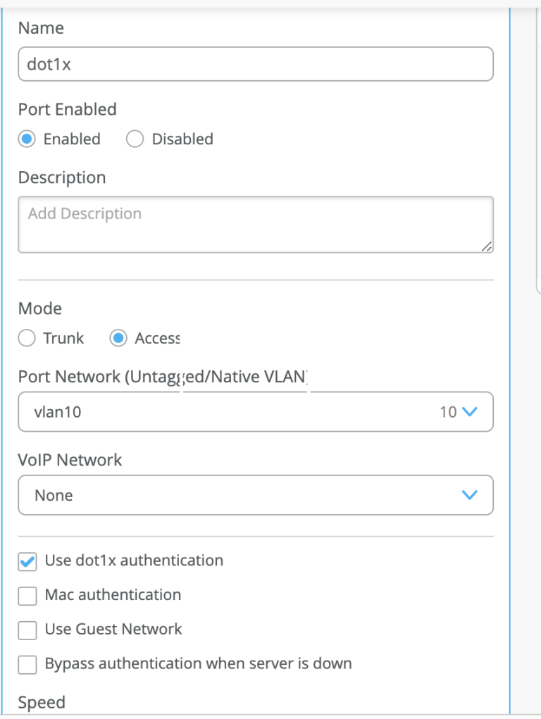 Set up dot1x Authentication for Switch Management Access - Mist