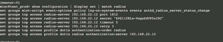 Set up dot1x Authentication for Switch Management Access - Mist