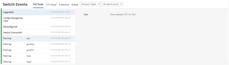 Switch Upgrade - Mist