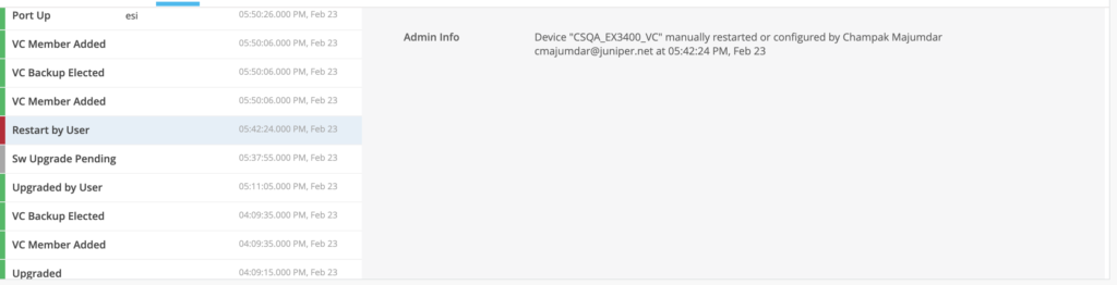 Switch Upgrade - Mist