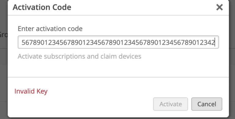 Subscriptions and Activations - Mist