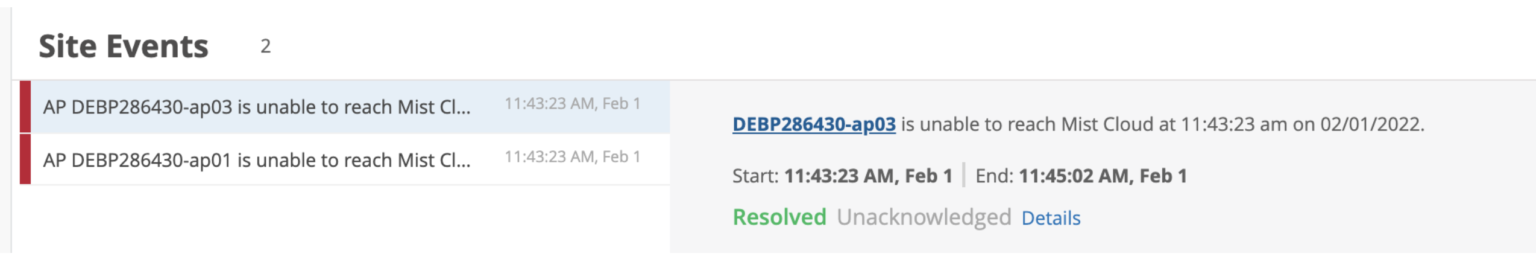 AP Unable to Reach the Mist Cloud? - Mist