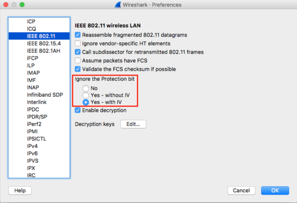 Setting up Wireshark for packet captures - Mist