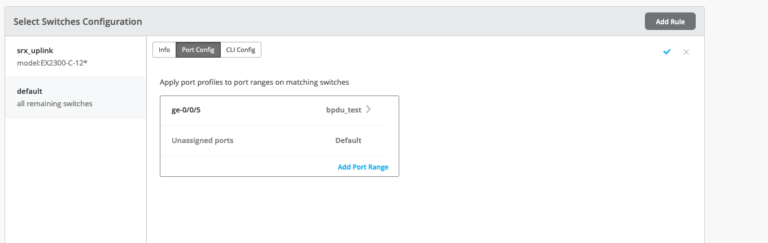STP Edge Port / BPDU Guard - Mist