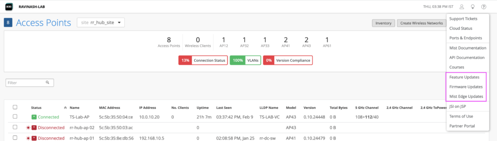 Where to Check Firmware Release Notes for APs / Mist Edges? - Mist
