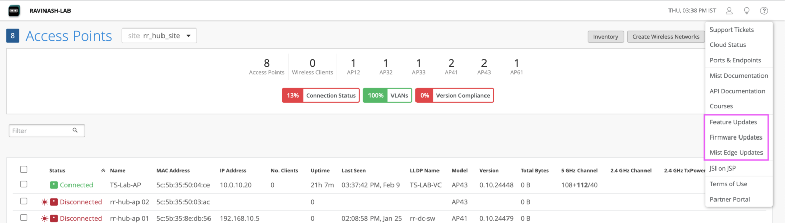 Where to Check Firmware Release Notes for APs / Mist Edges? - Mist