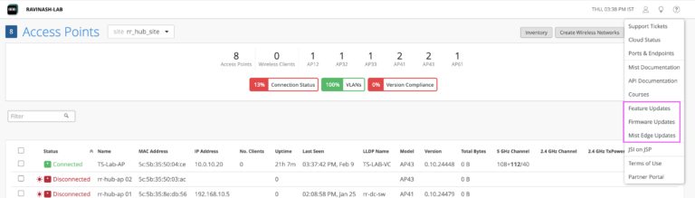 Where to Check Firmware Release Notes for APs / Mist Edges? - Mist