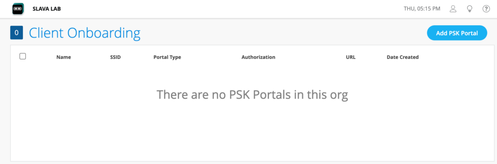 Client Onboarding - PSK Portals - Mist
