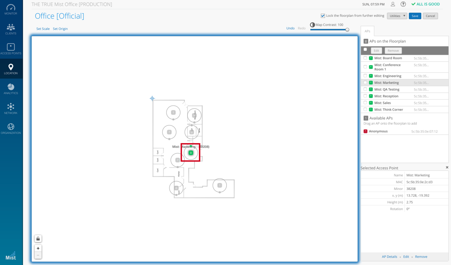 Location Deployment Guide - Mist