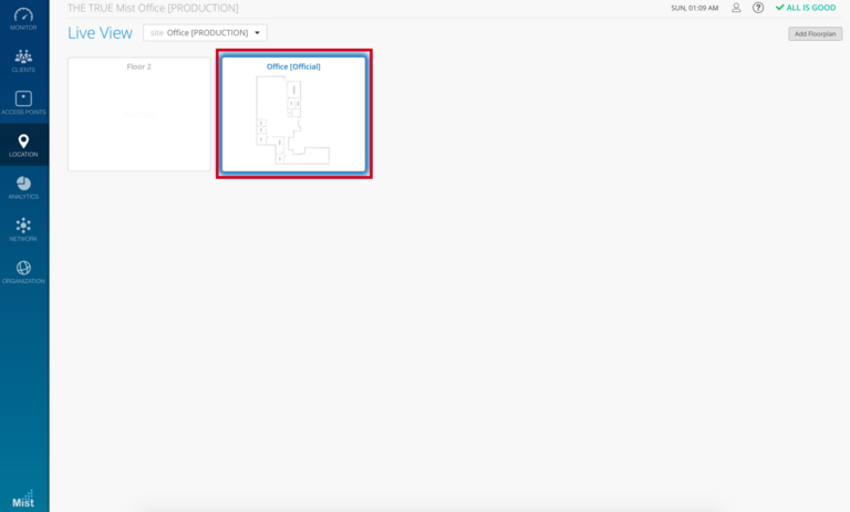Location Deployment Guide - Mist