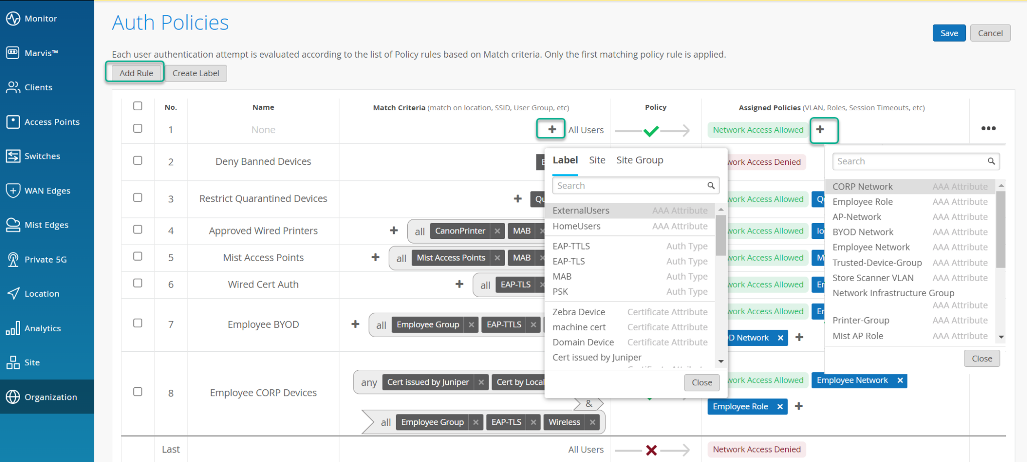 Access Assurance Getting Started Guide - Mist