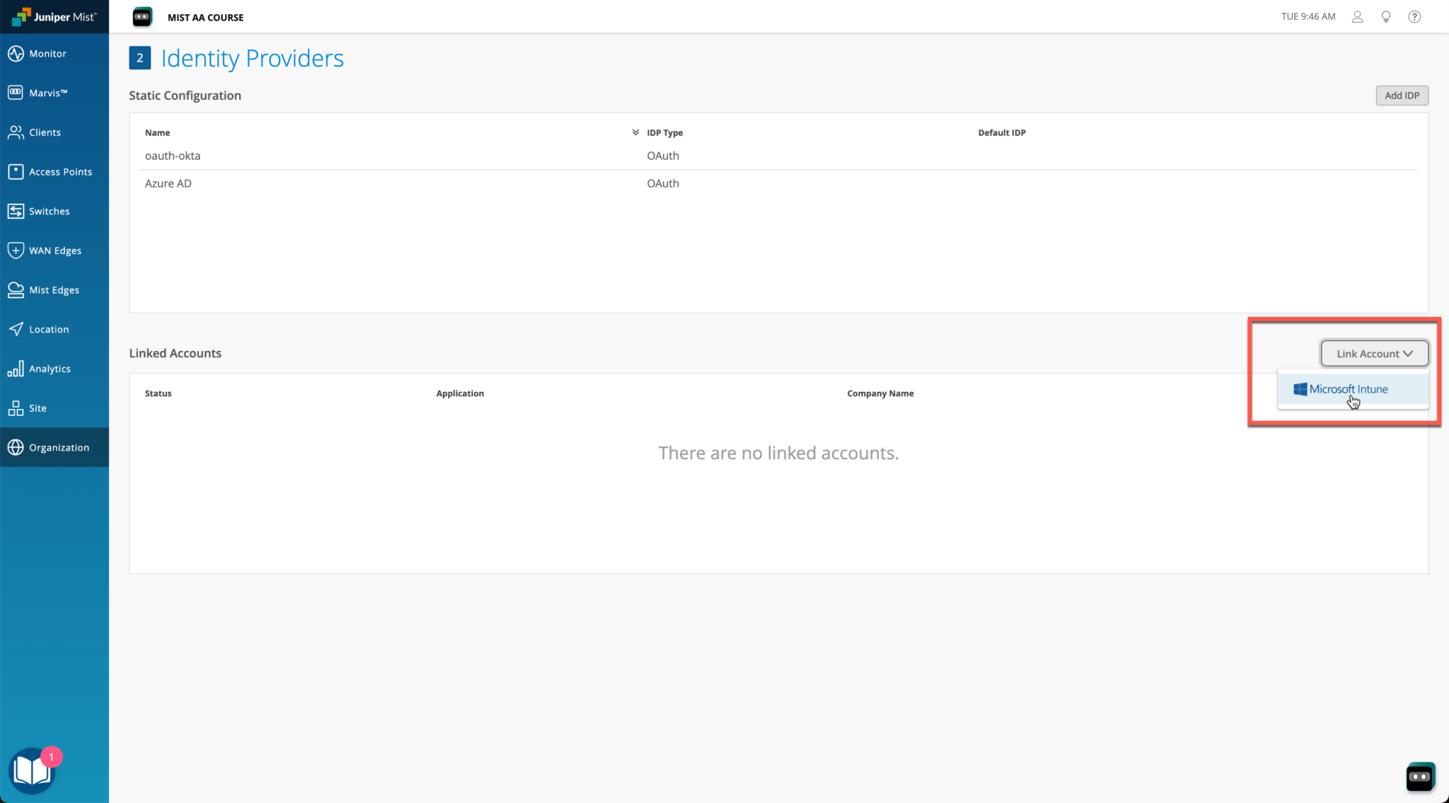 Microsoft Intune Integration - Mist