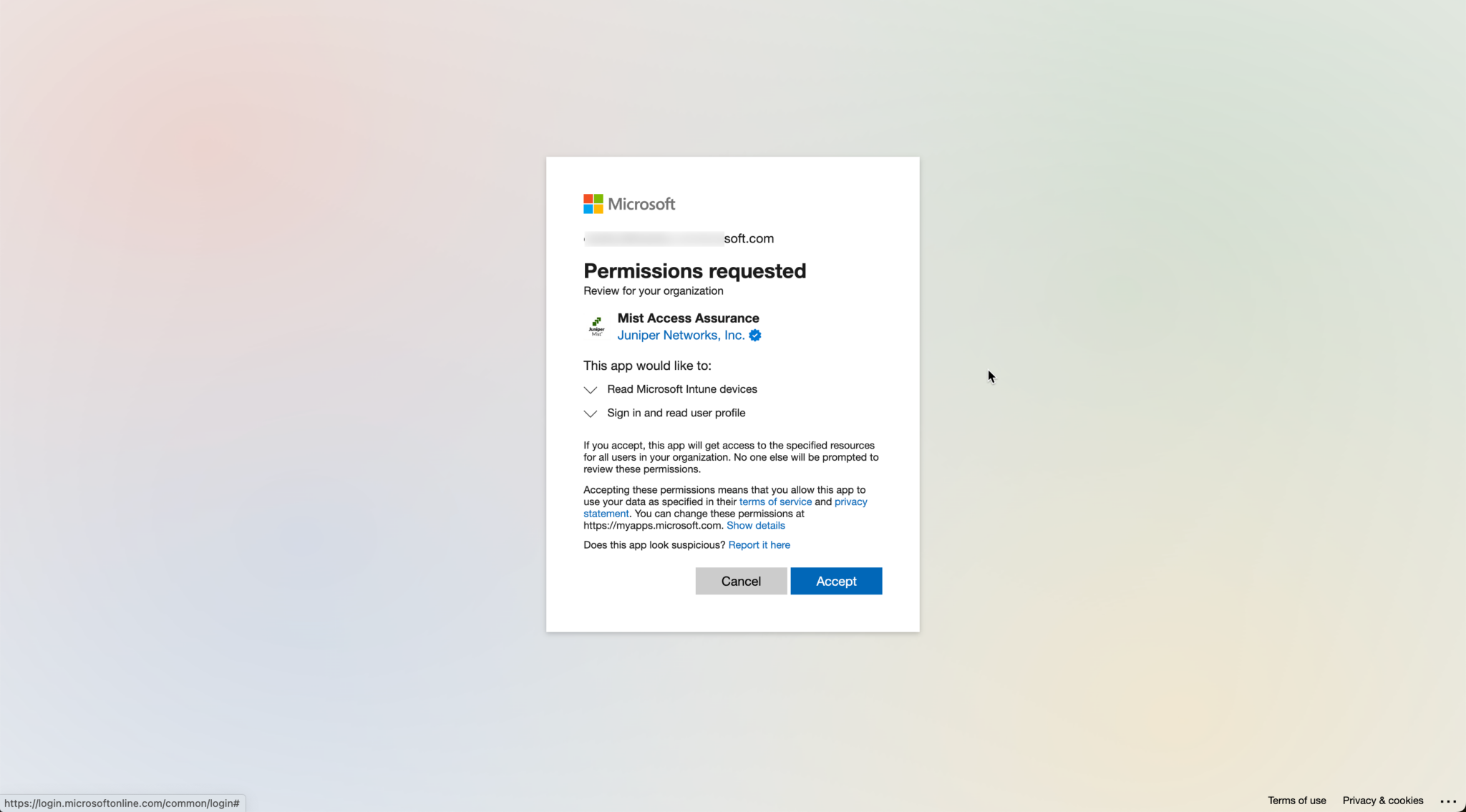 Microsoft Intune Integration - Mist