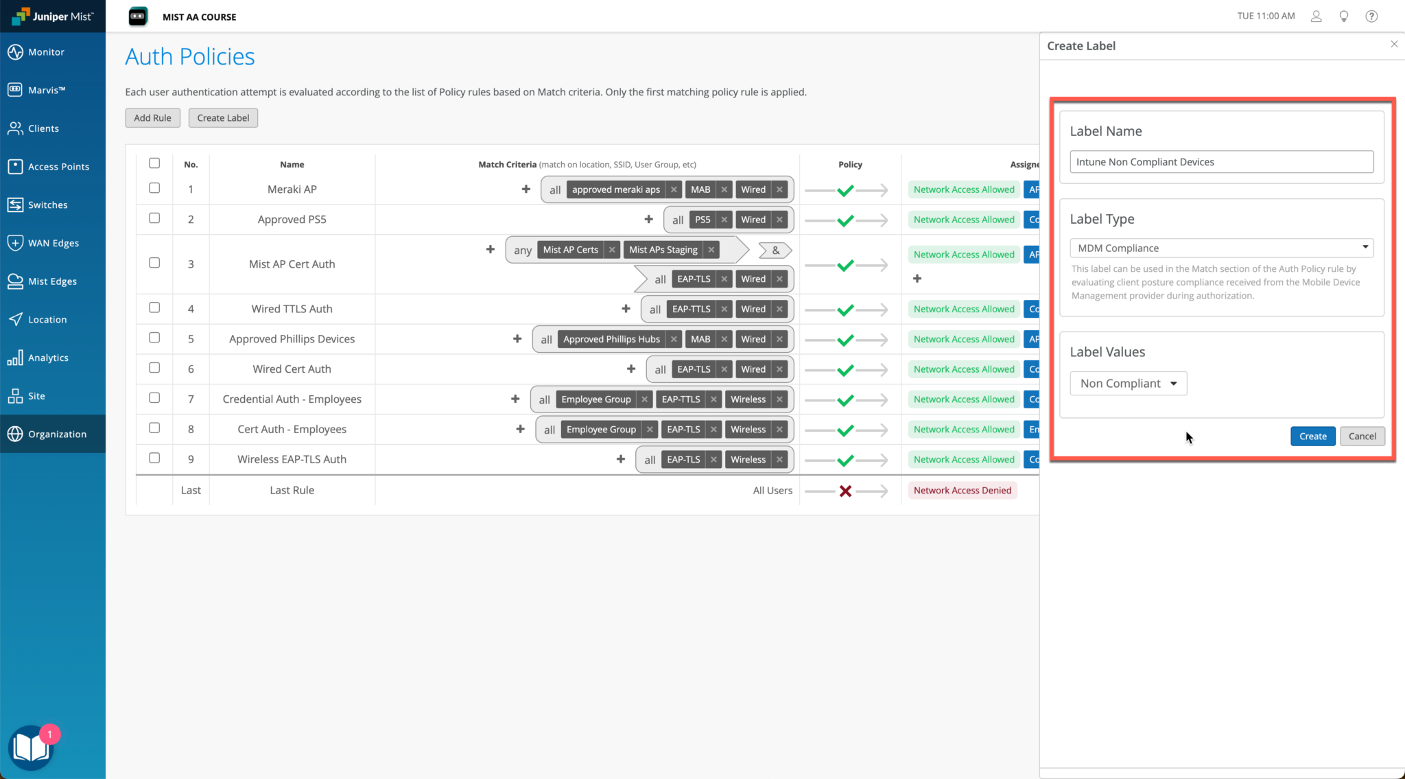Microsoft Intune Integration - Mist