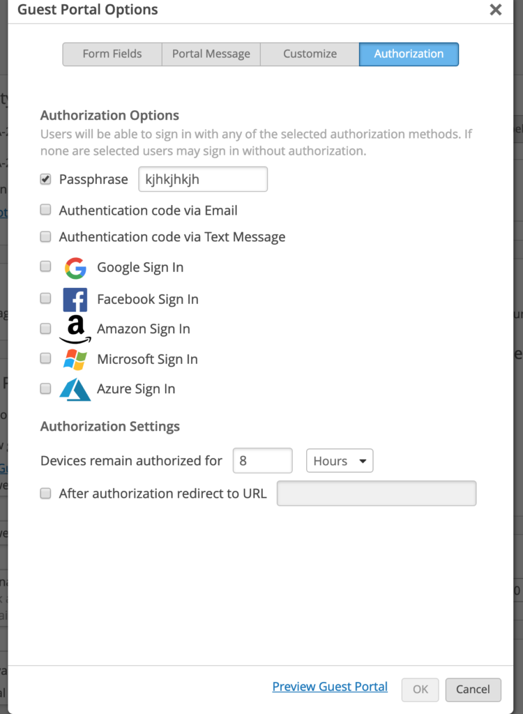 Lets create a new random password for the guest portal - Mist