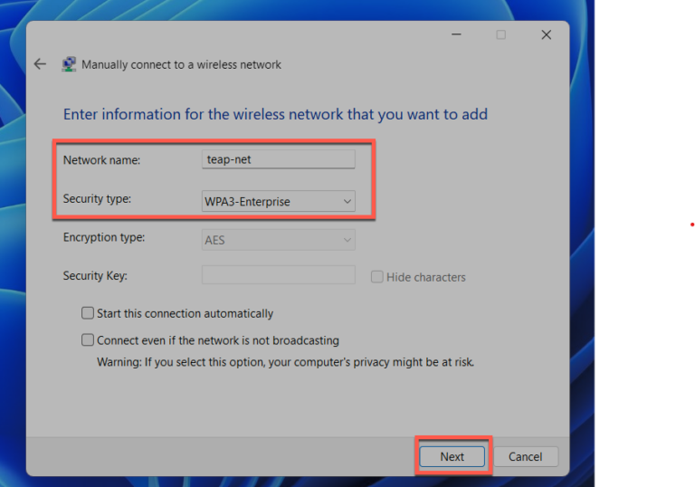 Mist Access Assurance - TEAP Windows Client Configuration - Mist